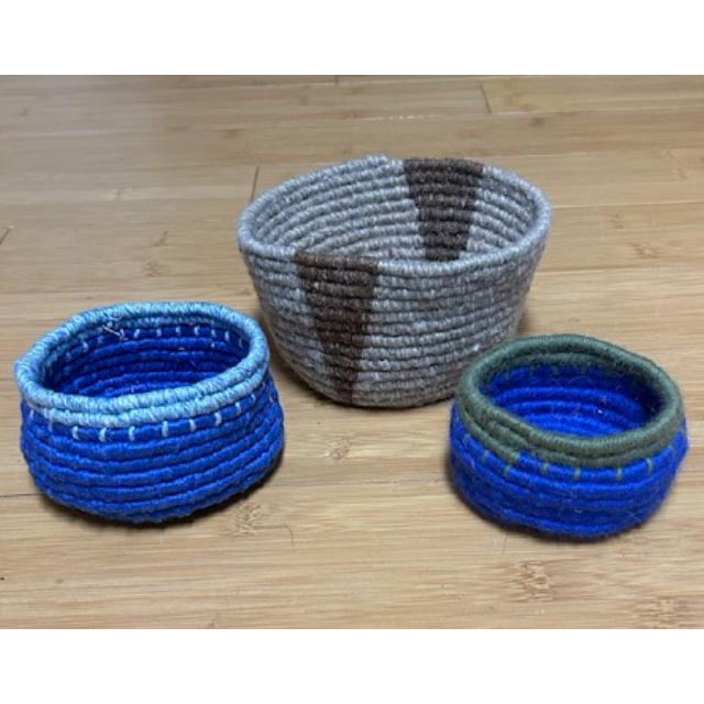 Coiled Basketry with Yarn - Fiber Arts on 4th