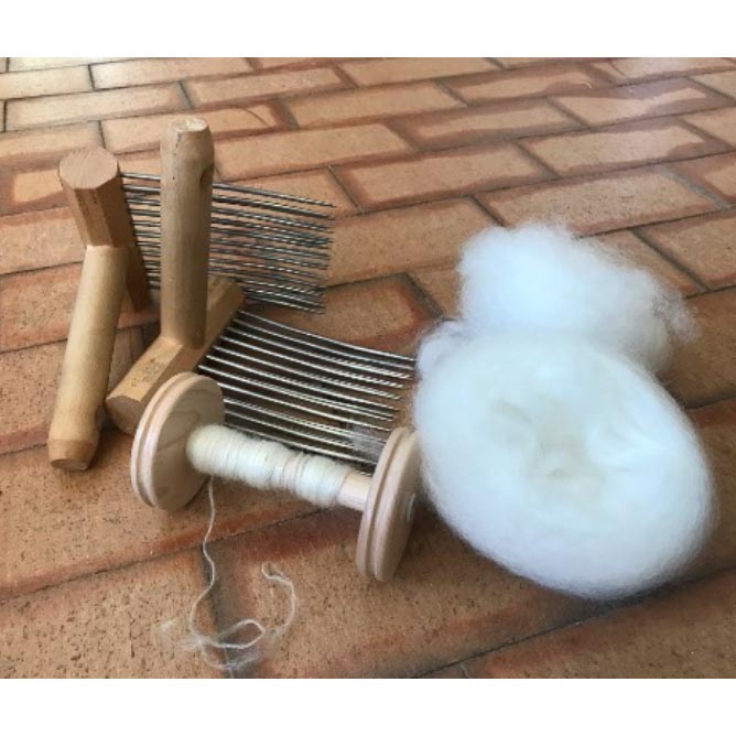 Fiber Prep: Combing - Fiber Arts on 4th